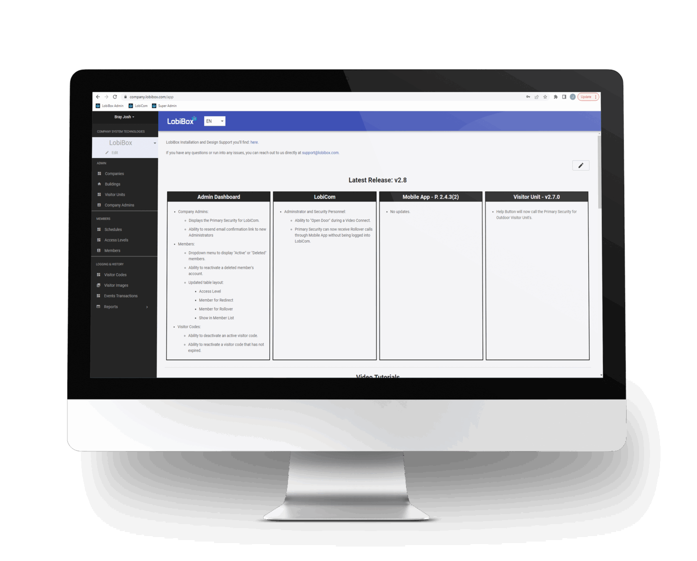Admin Dashboard Mockup PC